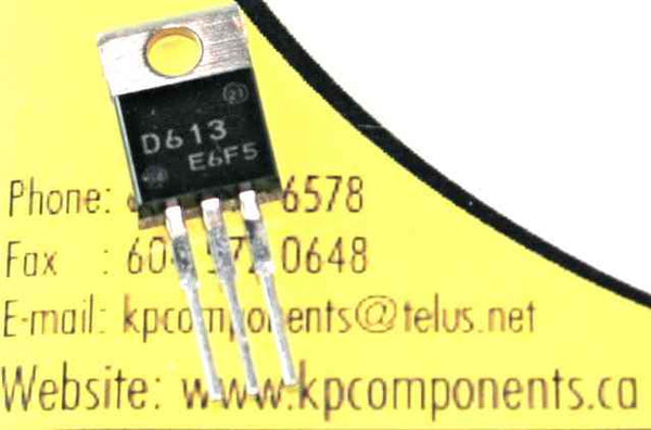2SD613 Transistor D613 – KP Components Inc.