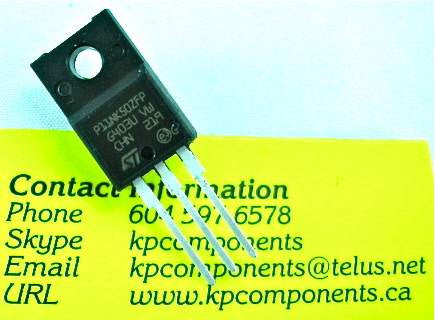 P11NK50ZFP Mosfet Transistor STP11NK50ZFP – KP Components Inc.