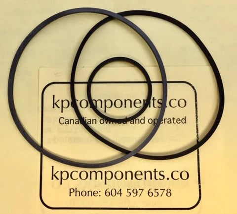 Nakamichi CD Player 3 Belt Kit (3 Belts) – KP Components Inc.