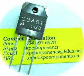 2SC3461 Transistor C3461 High Voltage – KP Components Inc.
