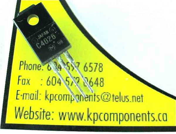 2SC4026 Transistor C4026 Panasonic – KP Components Inc.