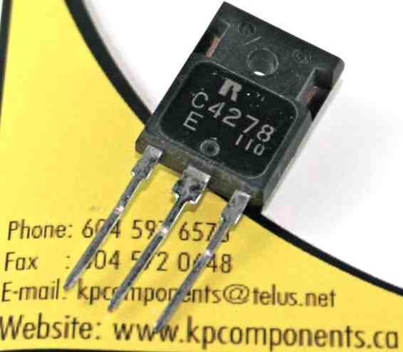 2SC4278 / C4278 Power Transistor – KP Components Inc.