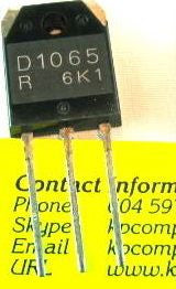 2SD1065 Transistor D1065R – KP Components Inc.