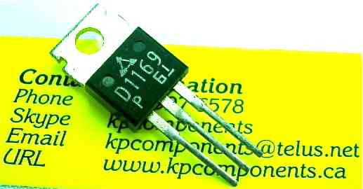 2SD1169 Transistor D1169 Darlington – KP Components Inc.