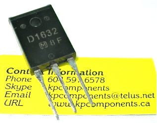 2SD1632 Transistor D1632 Panasonic – KP Components Inc.