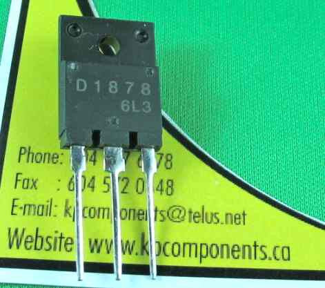 2SD1878 Transistor D1887 Sanyo – KP Components Inc.