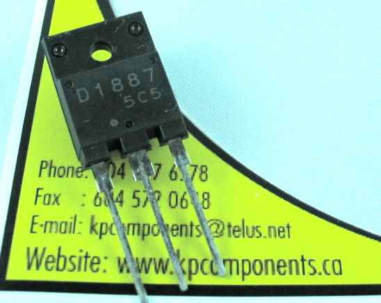 2SD1887 Transistor D1887 Sanyo – KP Components Inc.