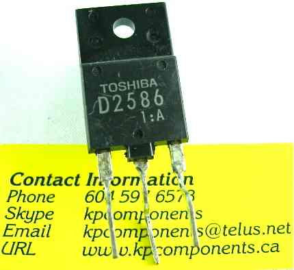 2SD2586 Transistor Toshiba D2586 – KP Components Inc.