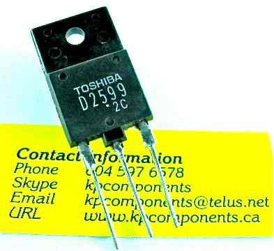 2SD2599 Transistor Toshiba D2599 – KP Components Inc.