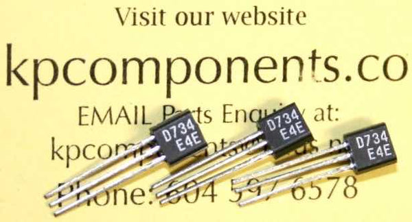 2SD734 Transistor D734E D734 – KP Components Inc.