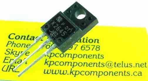 2SK2645 Mosfet K2645 N Ch 600V 9A – KP Components Inc.