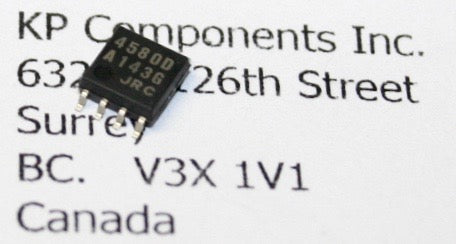 4580D IC 4580D JRC Op-amp SMD – KP Components Inc.