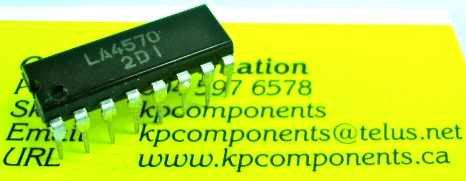 LA4570 Integrated Circuit – KP Components Inc.