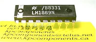 LM1889N IC Equivalent to NTE846 – KP Components Inc.