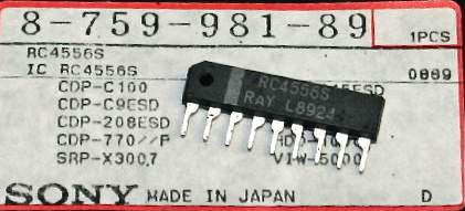 RC4556S IC Op Amp NJM4556S – KP Components Inc.
