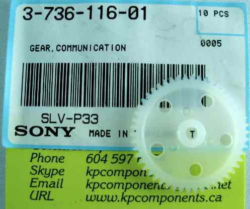 Sony 3-736-116-01 Gear Communication – KP Components Inc.