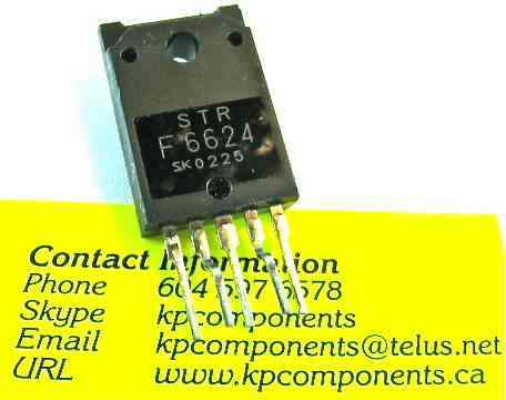 STRF6624 Regulator IC STR F6624 – KP Components Inc.